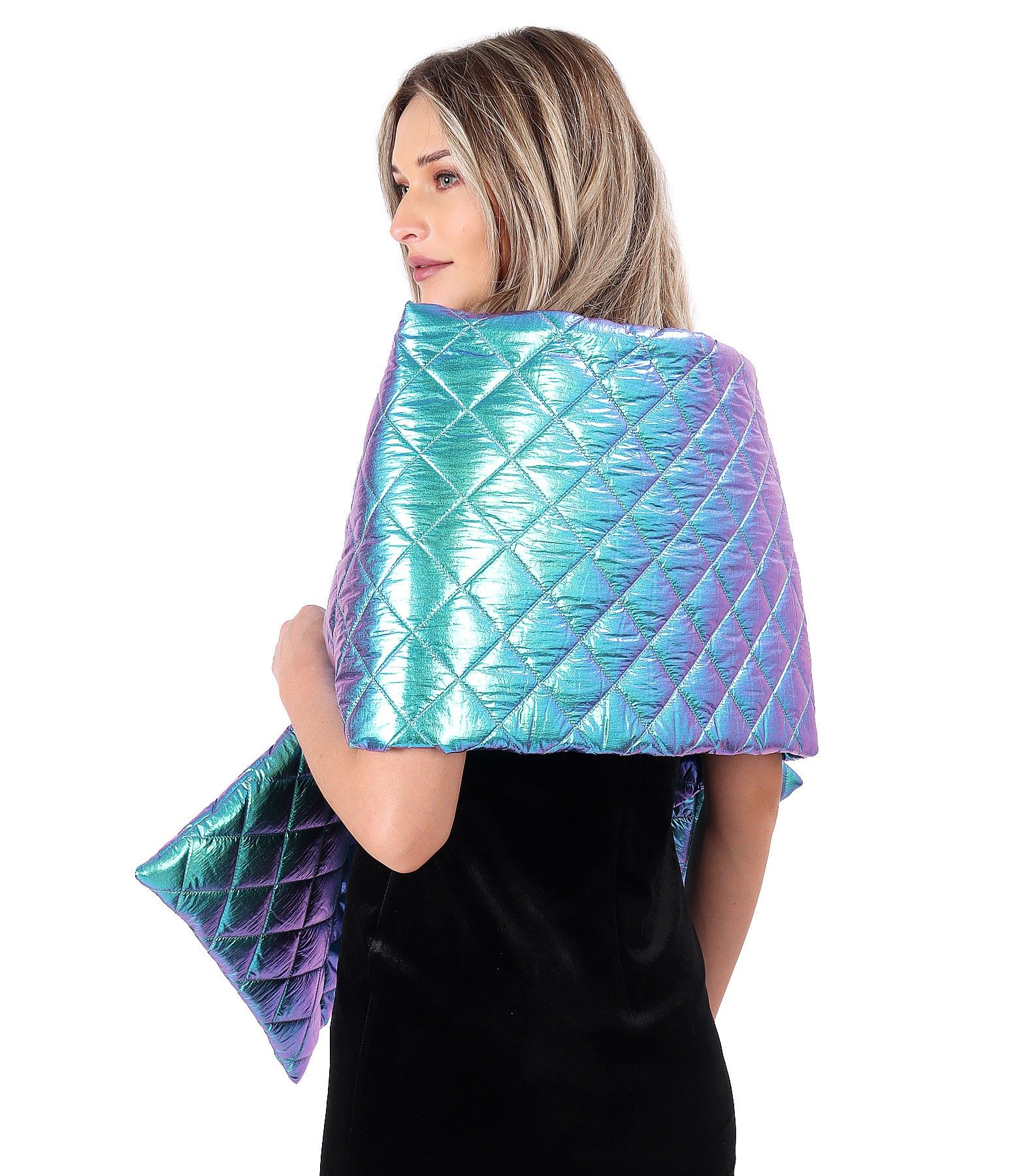 Sal elegant din tesatura matlasata impermeabila verde menta - YOKKO