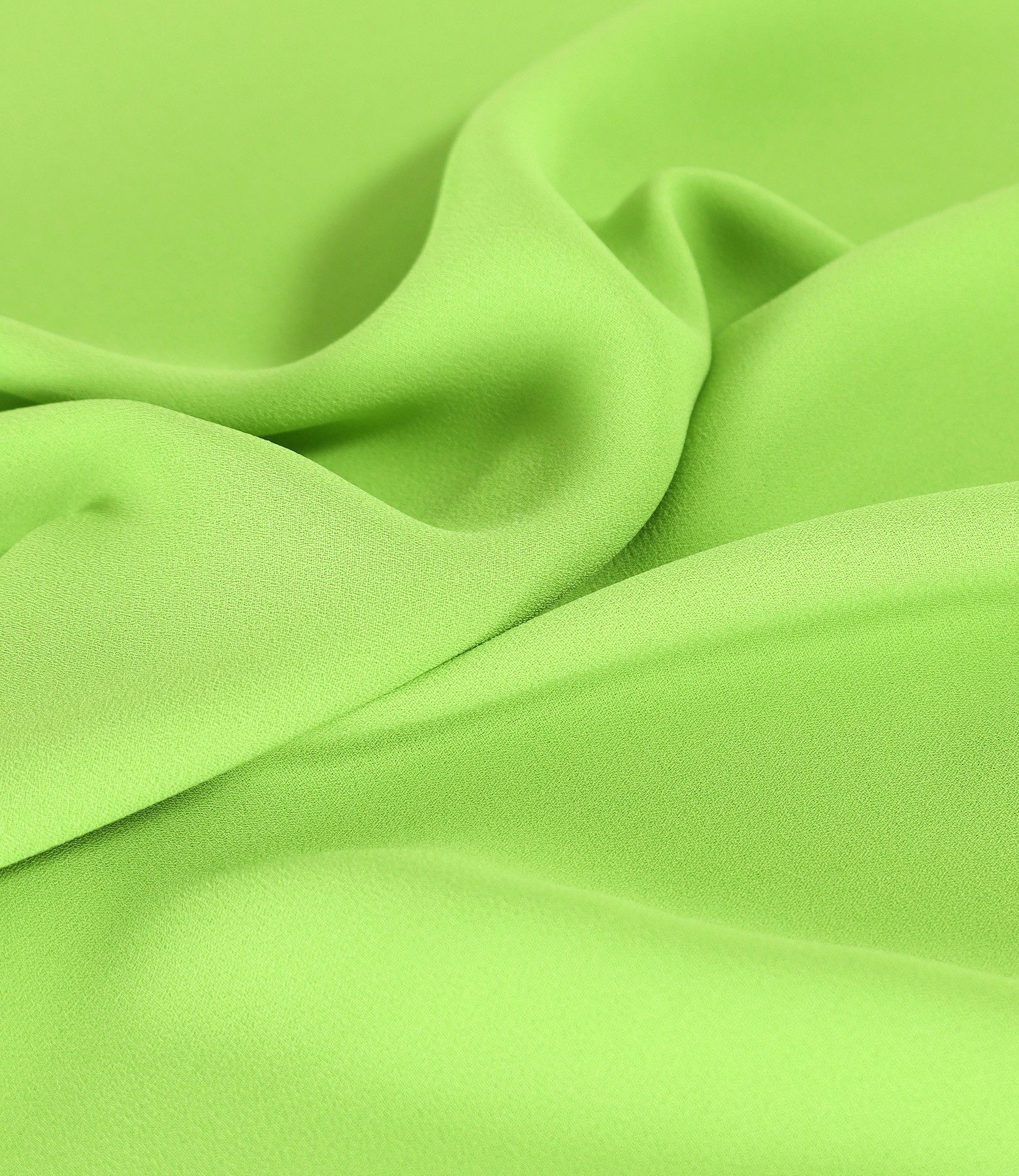 Bluza cu maneci lungi si guler tip esarfa verde neon - YOKKO