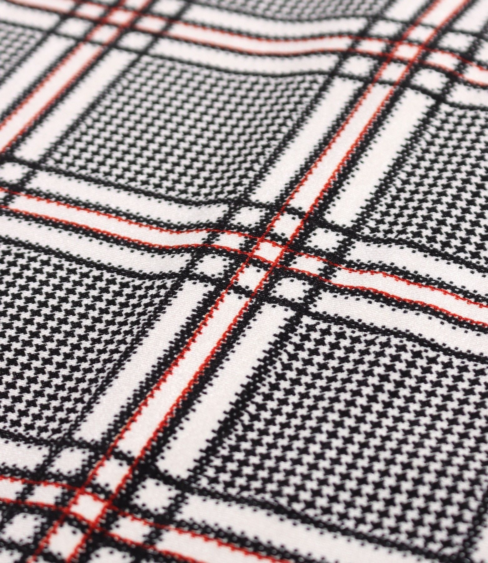 Sacou elegant din catifea elastica in carouri negru - YOKKO